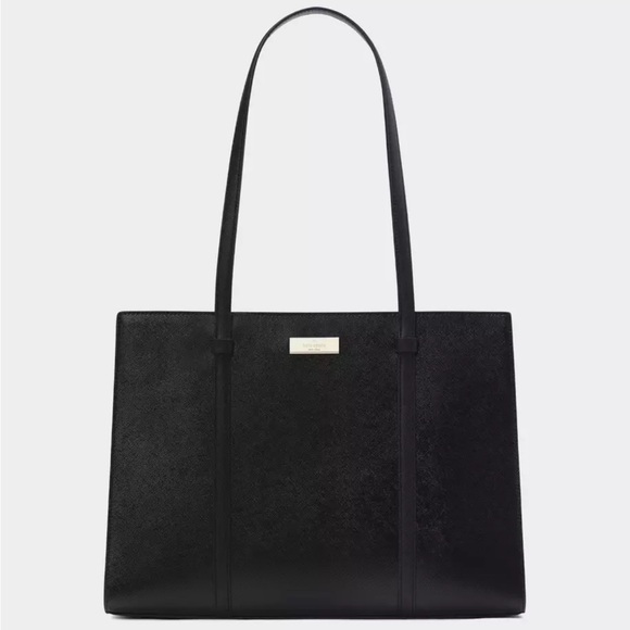 kate spade | Bags | New Kate Spade Kenzie Large Tote Saffiano Black ...